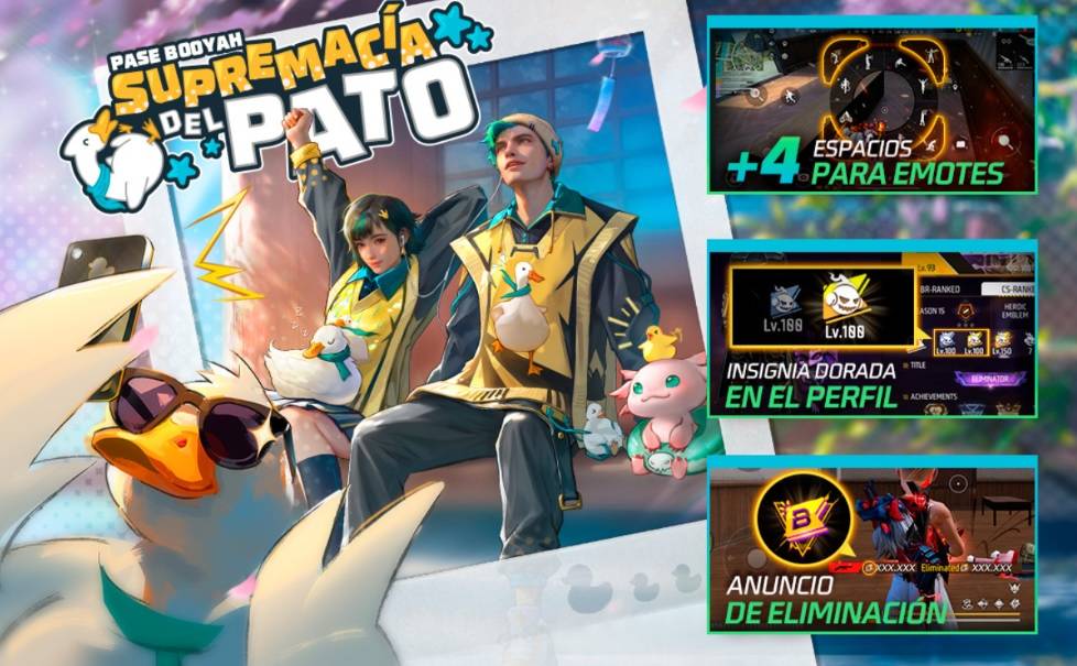 Supremacía del Pato en Free Fire ¡Descubre el Nuevo Pase Booyah ...