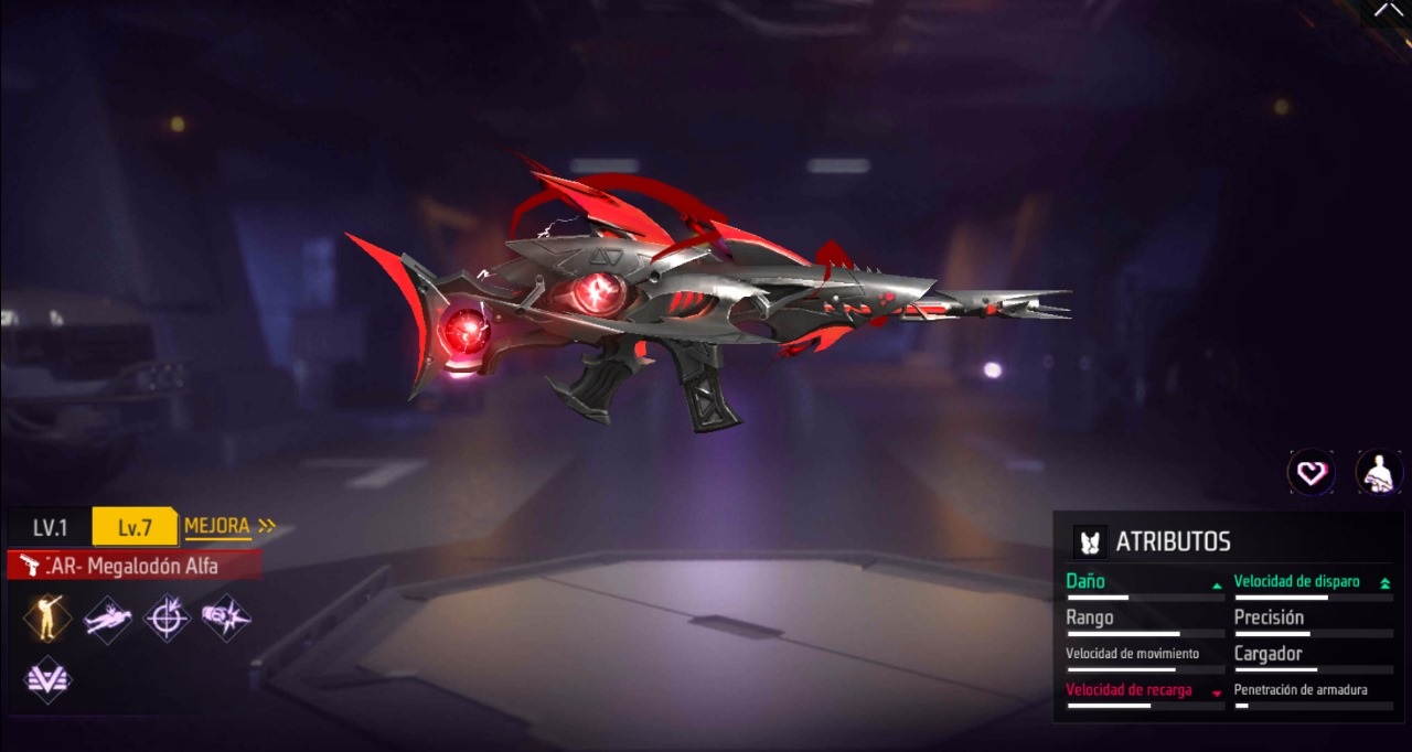 Descubre el poder del SCAR Megalodón Alfa en Free Fire La Bestia ...